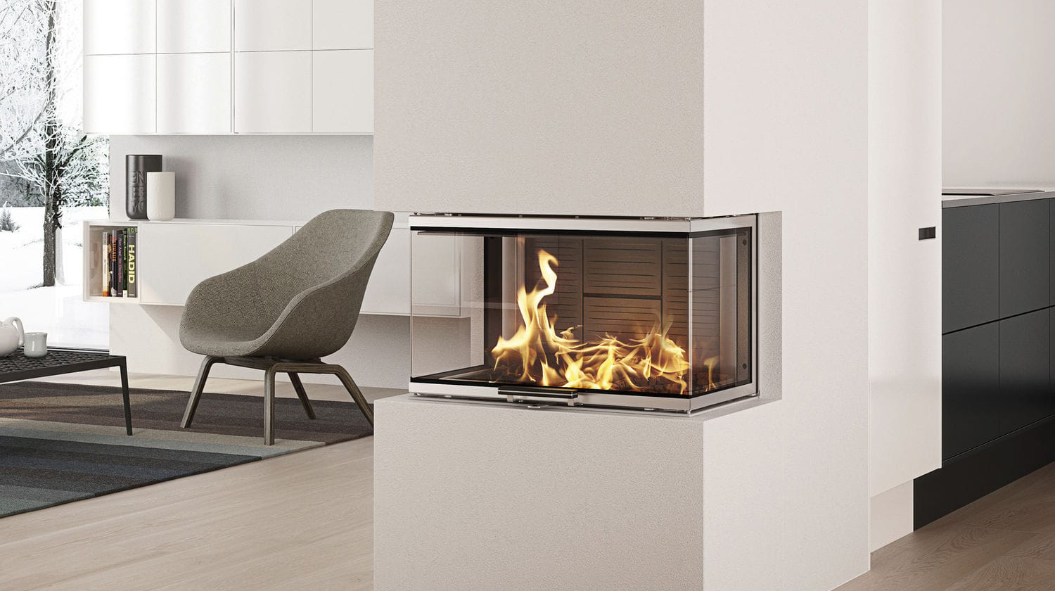 Chimenea Moderna Deep Seated Electric Fire 1800 . Panorama Real Flame